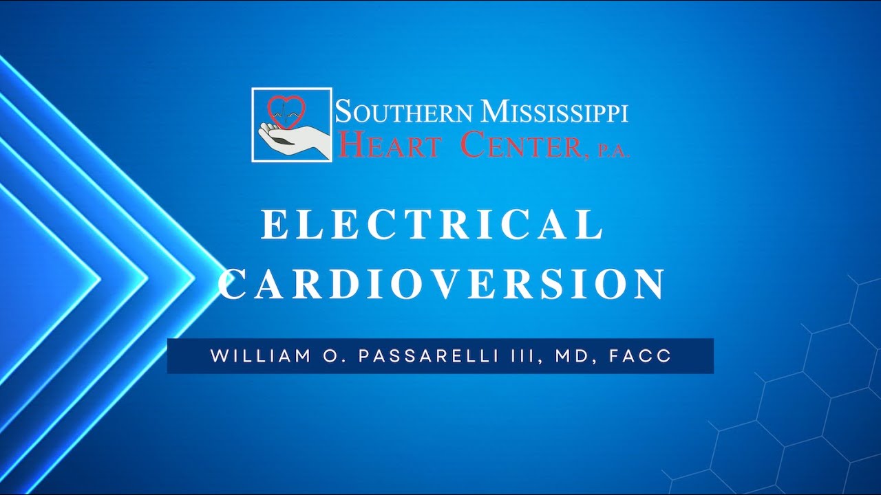 Electrical Cardioversion at Southern Mississippi Heart Center - YouTube