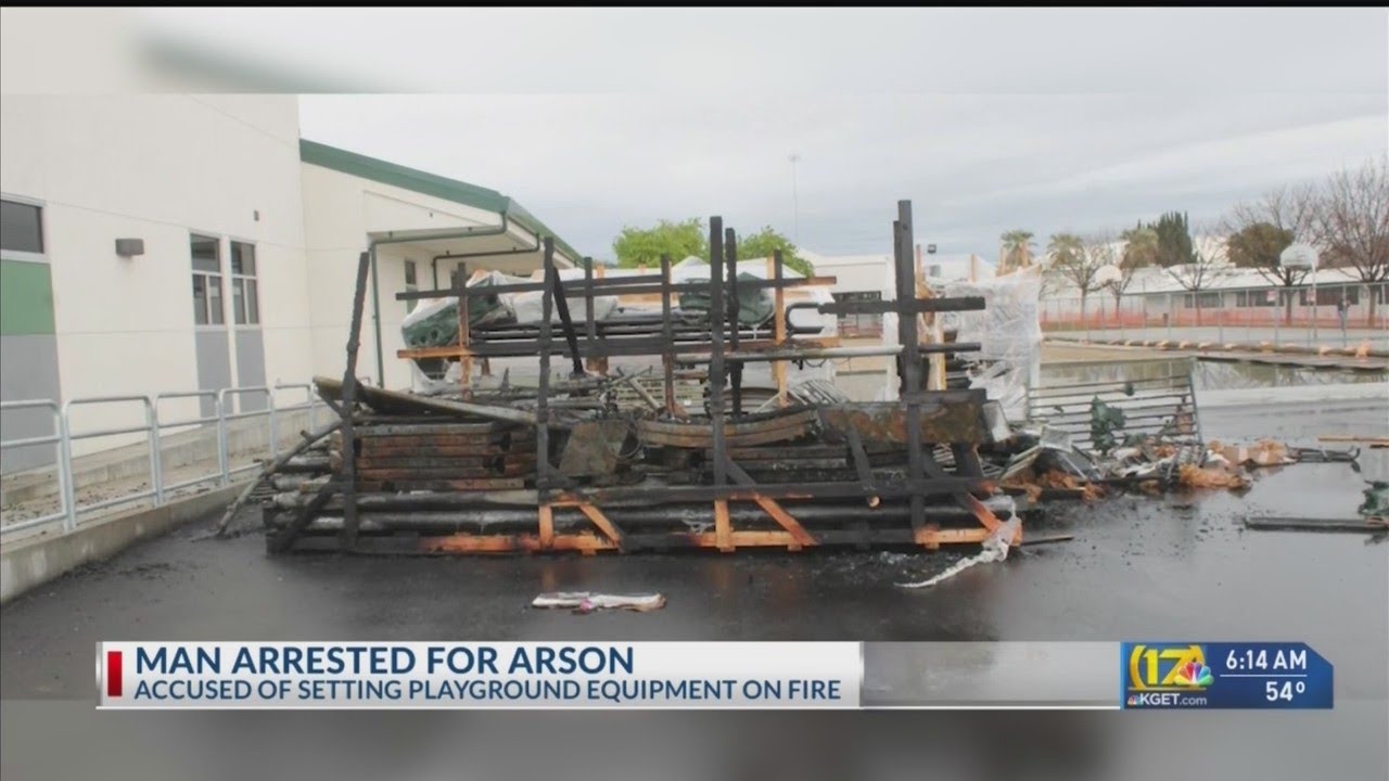 Wingland Elementary arson arrest - YouTube
