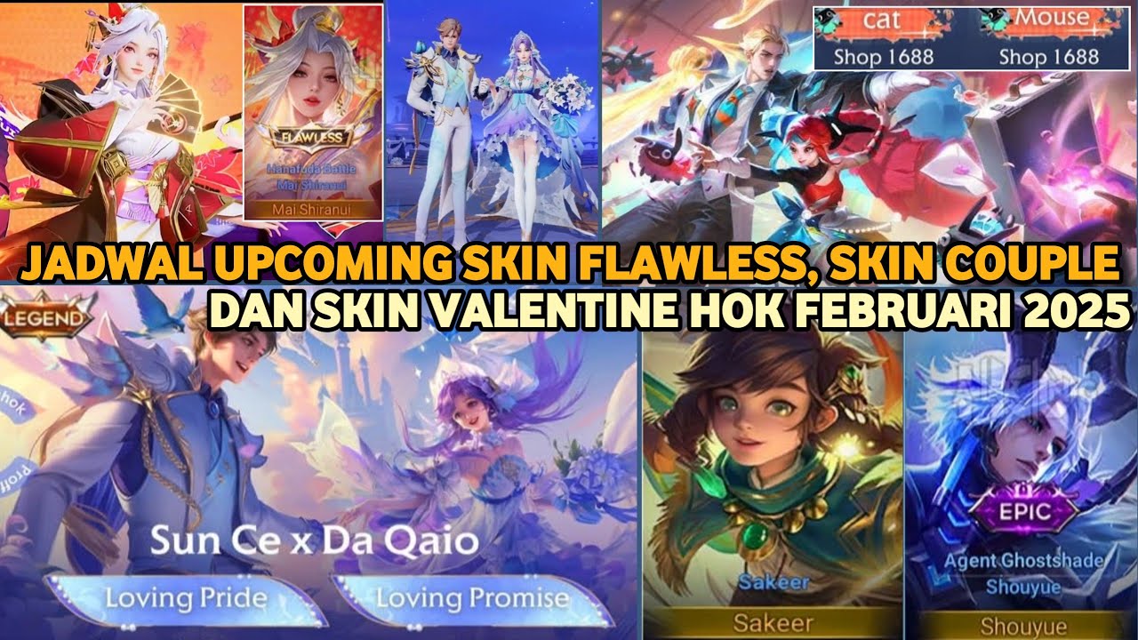 JADWAL SKIN FLAWLESS, SKIN COUPLE & SKIN VALENTINE 2025 HOK FEBRUARI ...