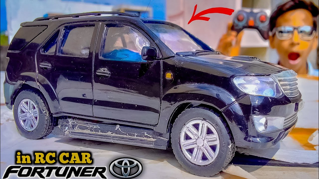 RC Toyota Fortuner Mini Car Let's Test Diecast into RC CAR - Toy Unbox ...