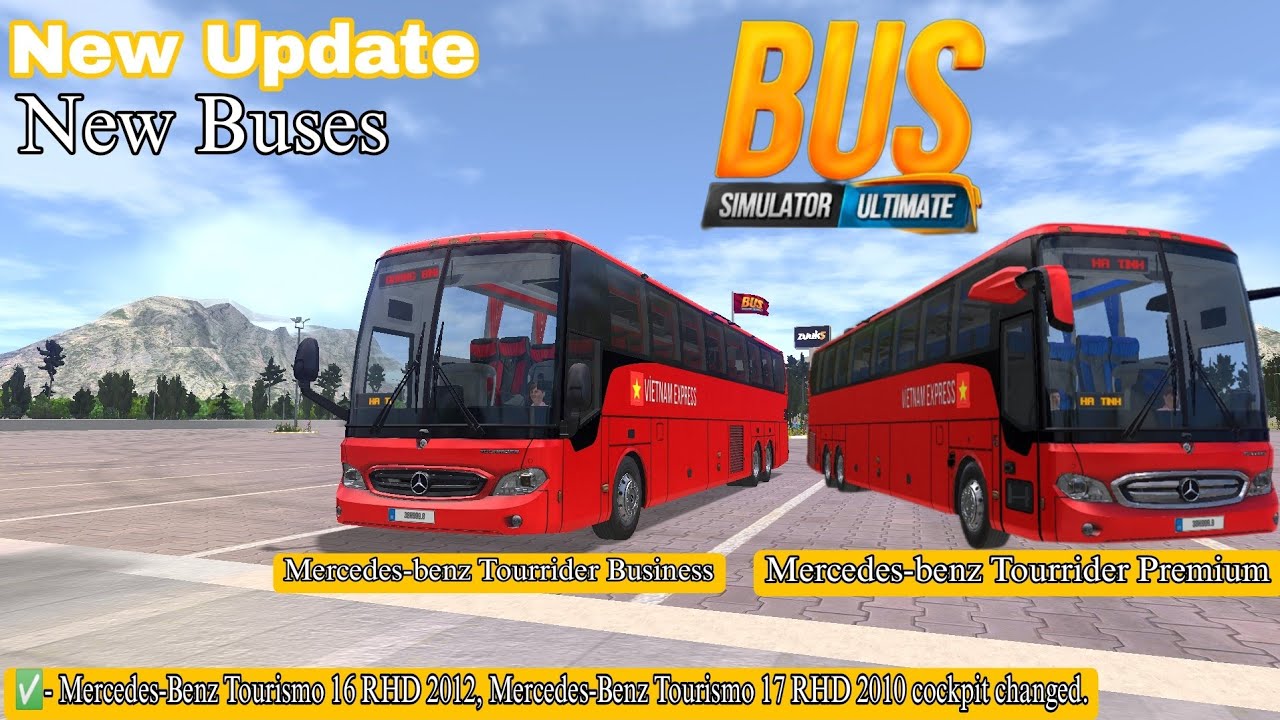 Bus Simulator: Ultimate v2.1.3 New Update(Mercedes-Benz Tourrider ...