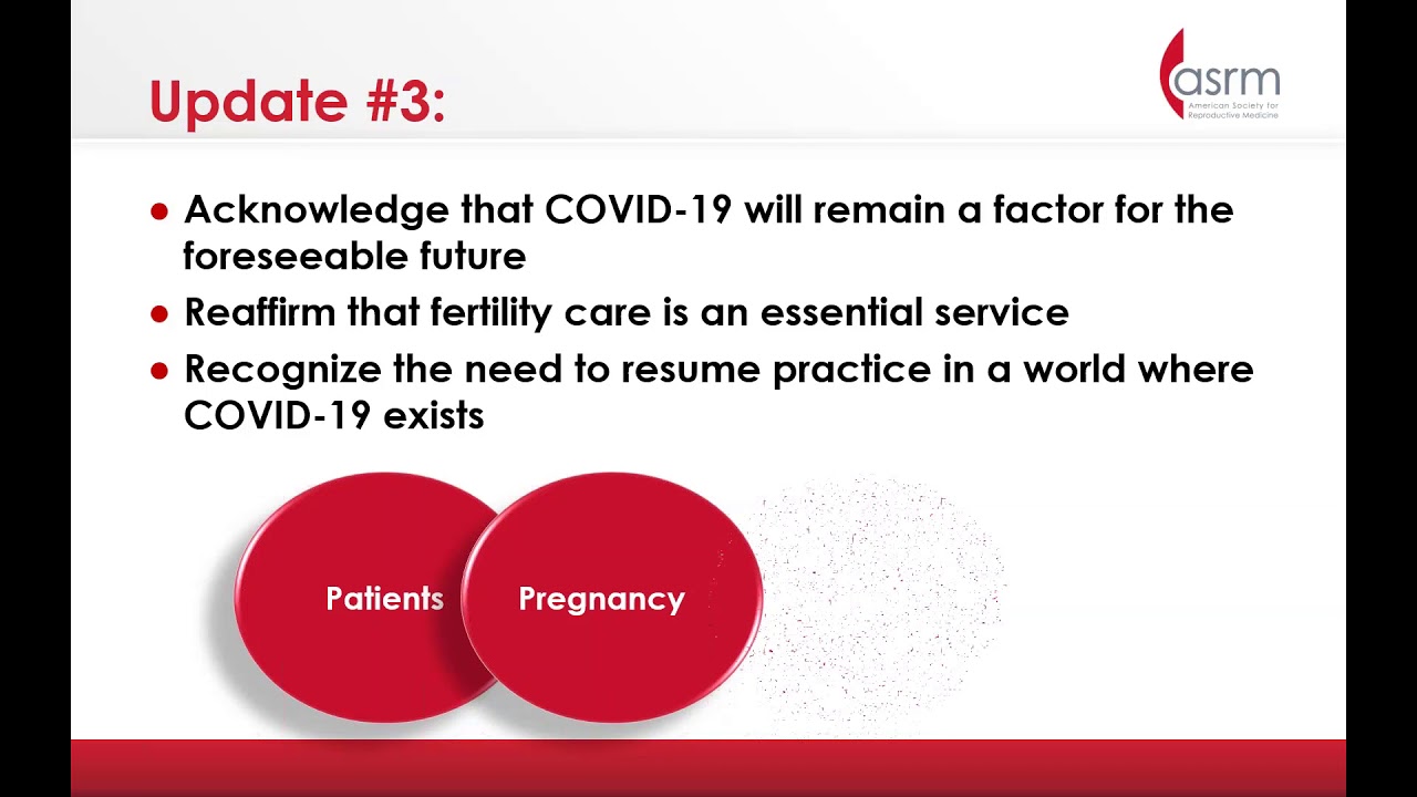 For Patients - Answering Your Questions: Presented by the ASRM COVID-19 ...