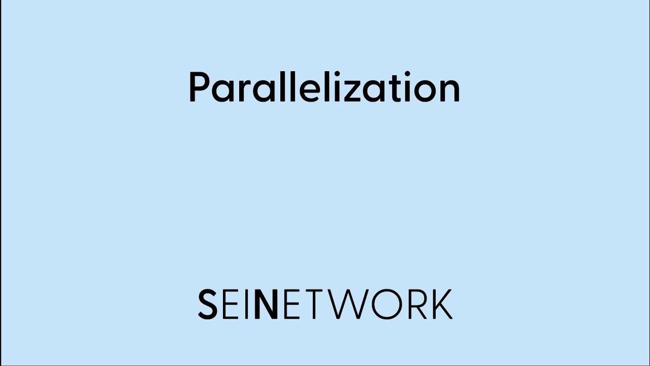 Parallelization Seinetwork Research Youtube