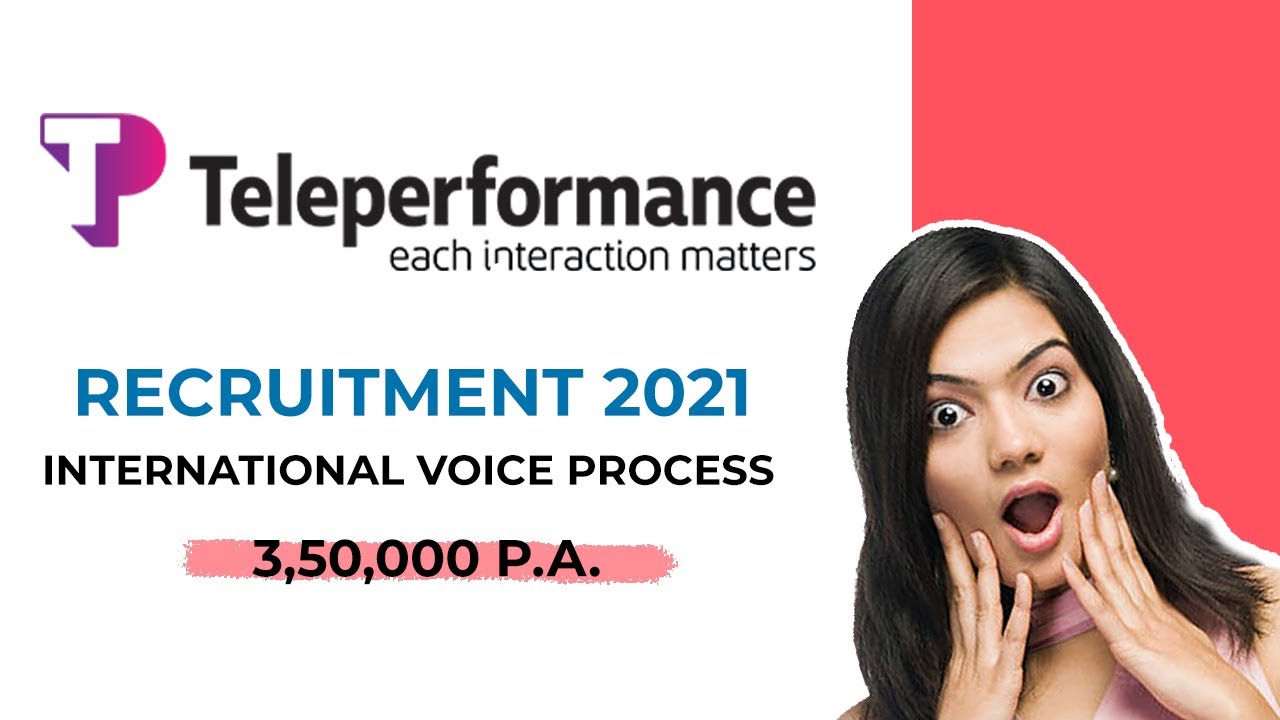 Teleperformance | International Voice Process |Work From Home | Hiring ...