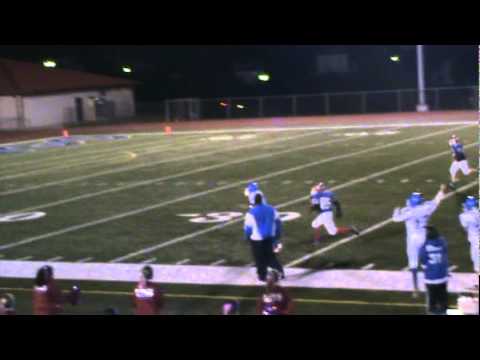 connellsville falcons devin returning kickoff for a touchdown - YouTube