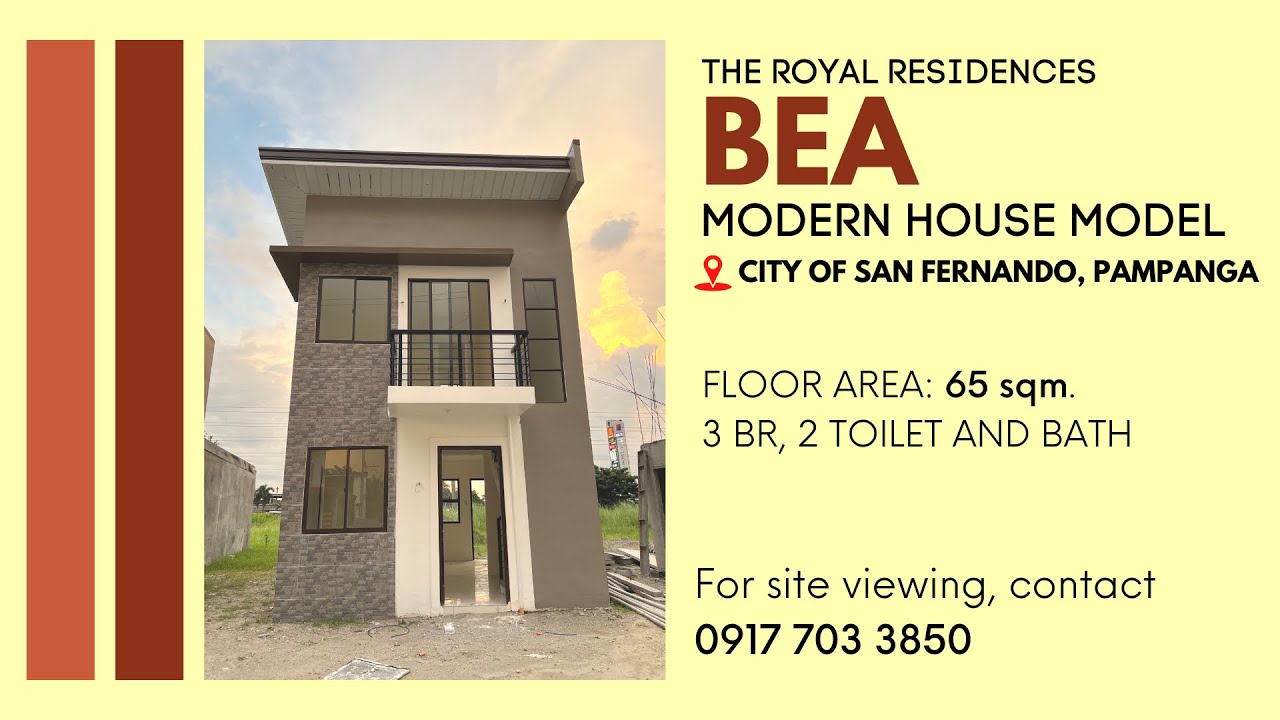 THE ROYAL RESIDENCES PAMPANGA | Pre-selling unit “BEA” House Model ...