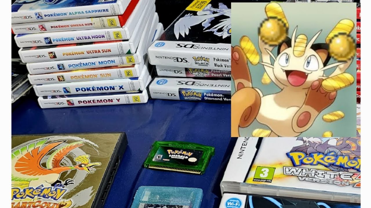 Pokemon Games ranked according to Price and Rarity (2024) - YouTube