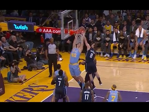 Mario Hezonja BLOCKS Ivica Zubac | Magic vs Lakers March 7, 2018 - YouTube