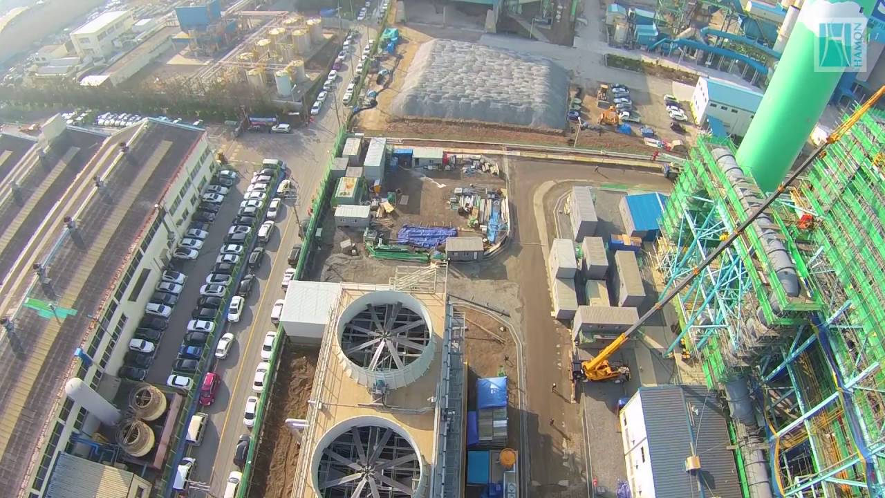 GE4 Gunjang Seagull - Hamon hybrid cooling tower - YouTube