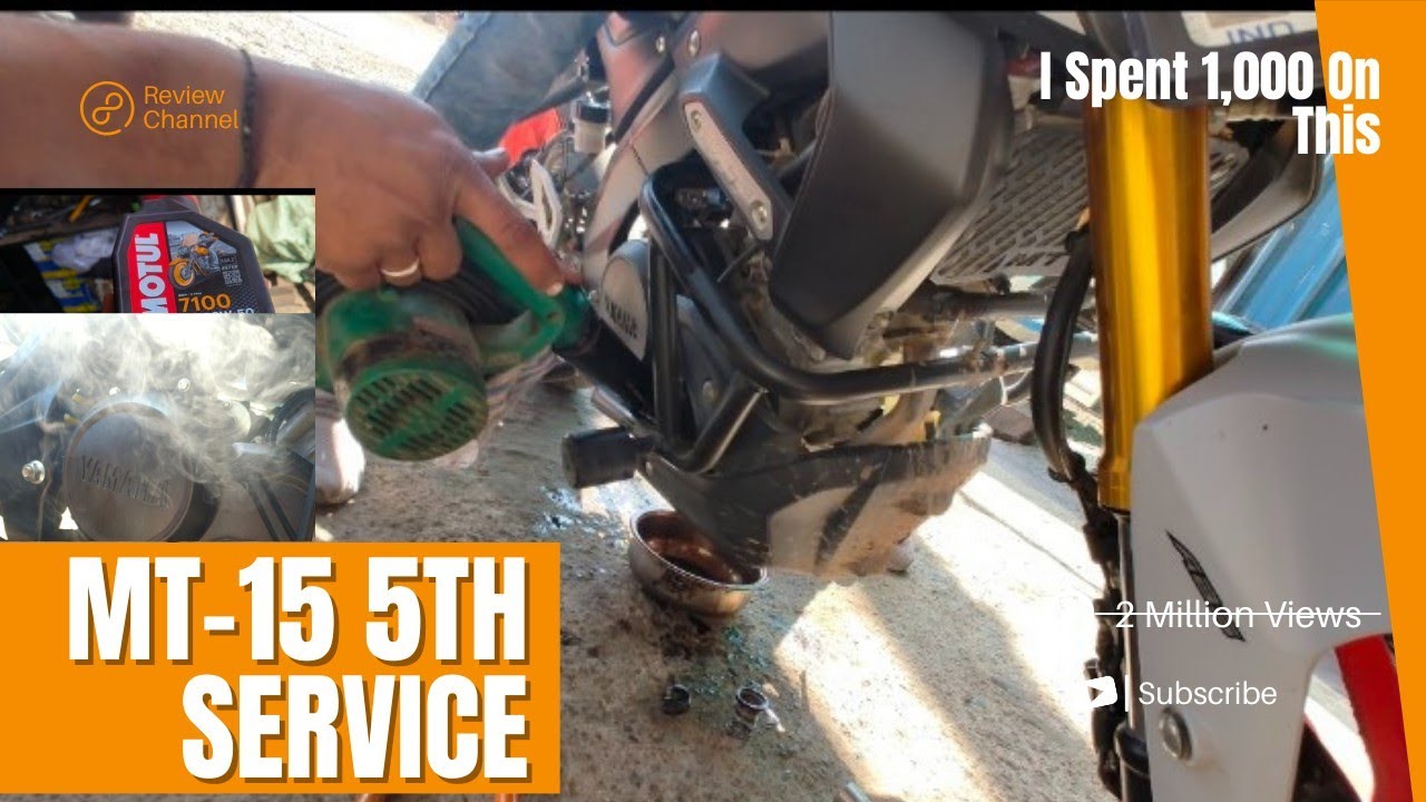 MT 15 5th Service After 15 000km And 5th Service Cost Motul Oil Run 5 mt-15-5th-service-after-15-000km-and-5th-service-cost-motul-oil-run-5