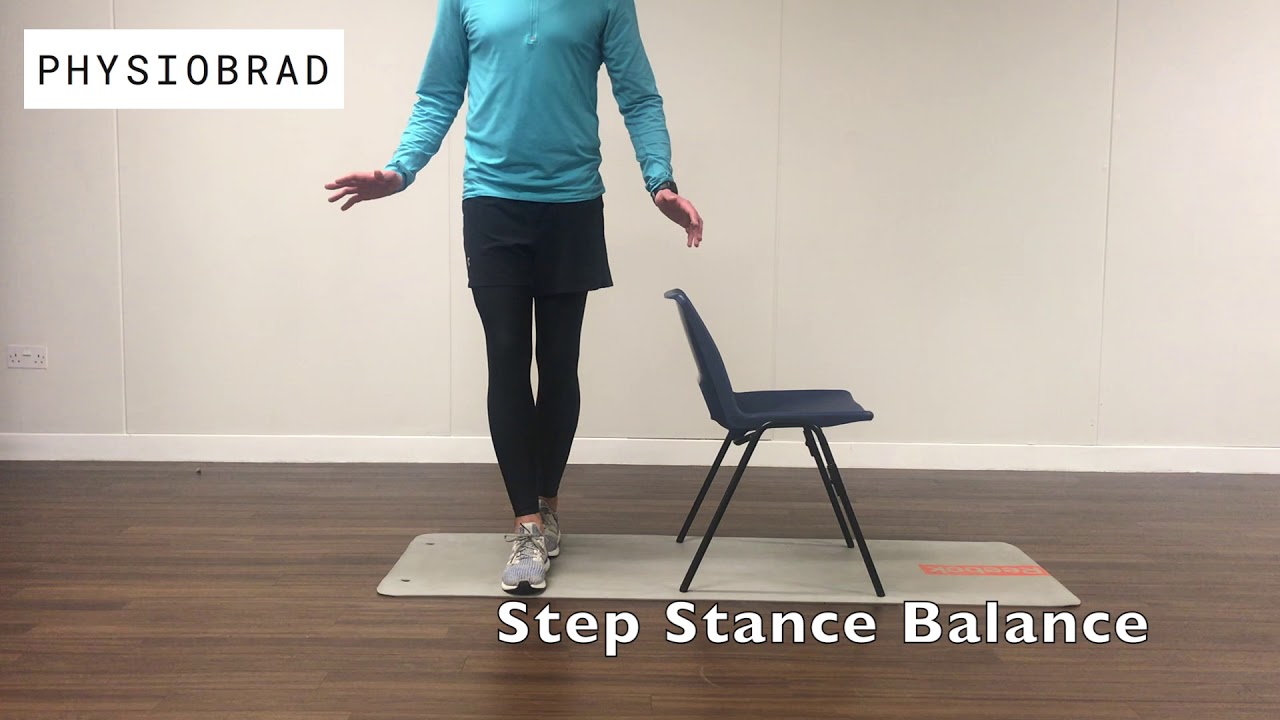Step stance balance - YouTube