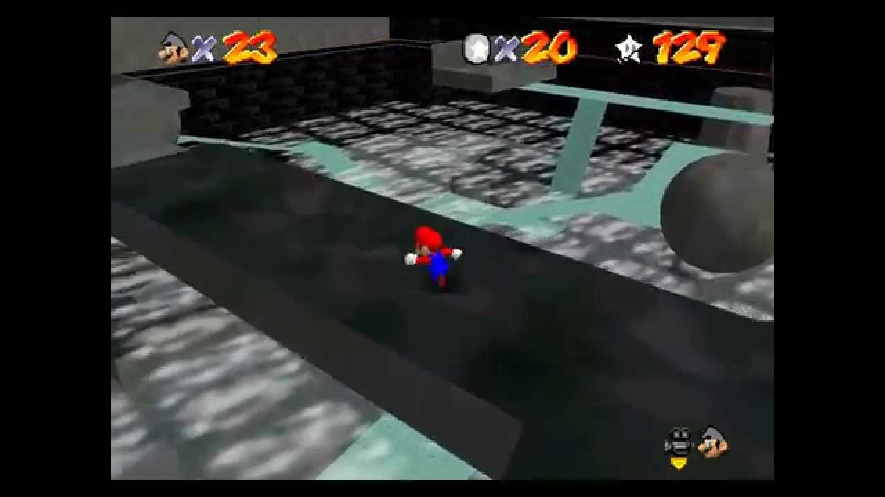 Super Mario 64 Shining Stars Walkthrough 14 3 Rock Slide Range