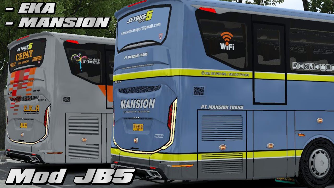Mansion & Eka. Livery Mod JB5 KP Projects. Bussid - YouTube