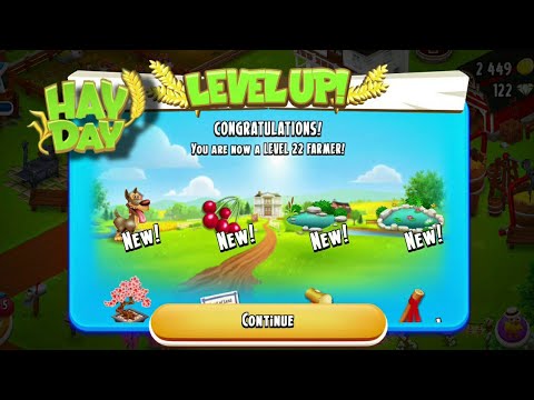 Hay Day Level Up 🥳 | Level 21 To 22 | #hayday #haydaylevelup # ...