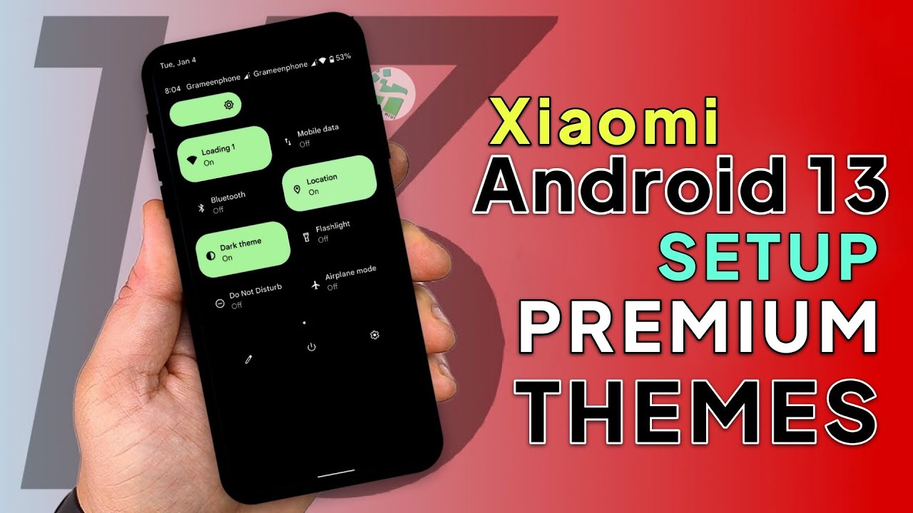 Xiaomi Android 13 New Control Center Download | Best Mi Themes - YouTube