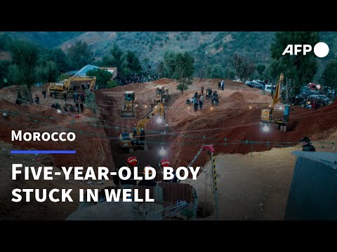 Rescuers in Morocco dig for young boy trapped in well | AFP