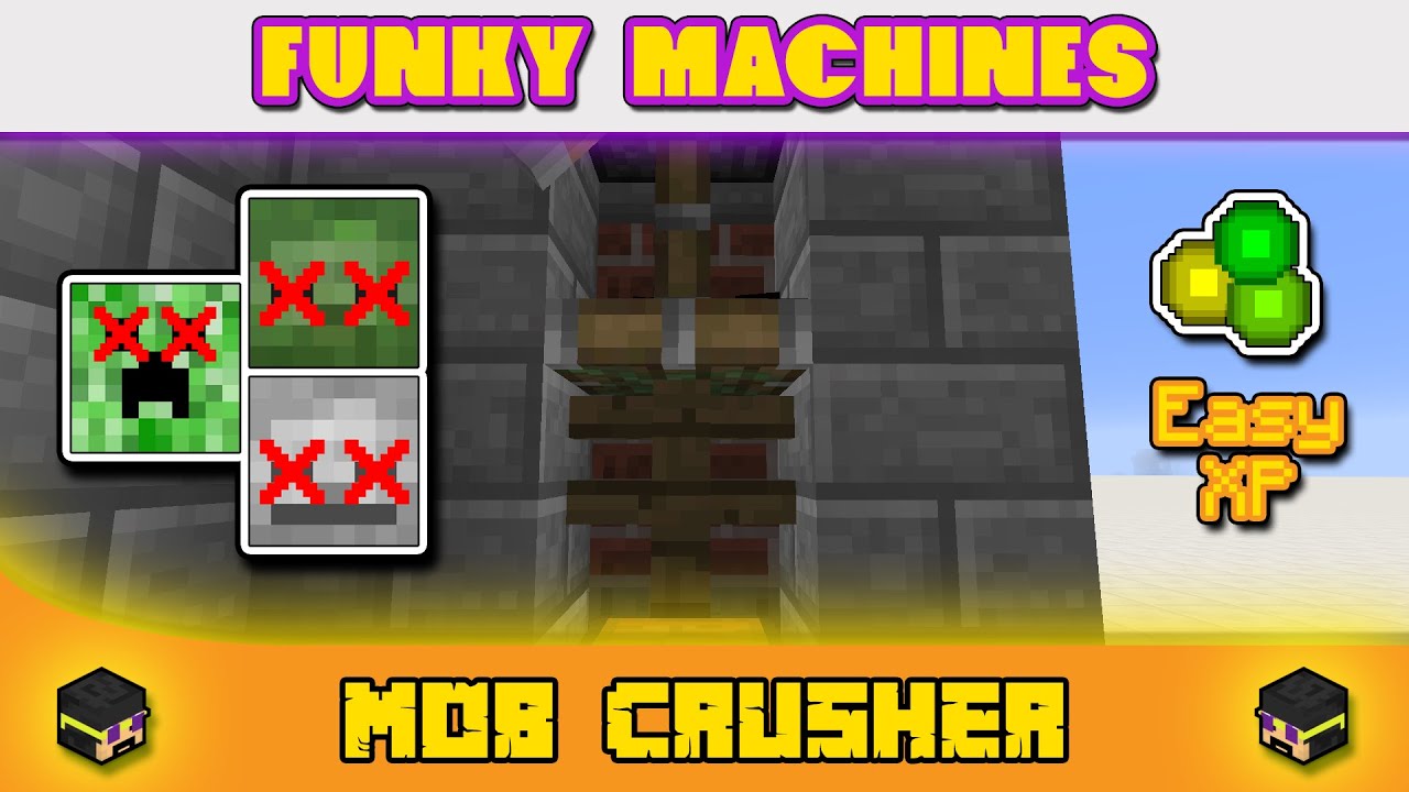 Mob Crusher Funky Machines Minecraft - YouTube