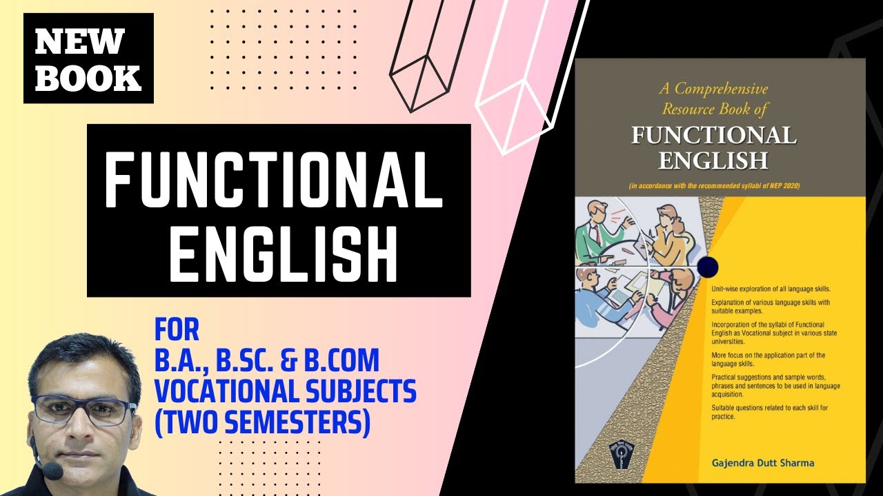 New Book Functional English | Vocational Subjects | #NEP2020 - YouTube