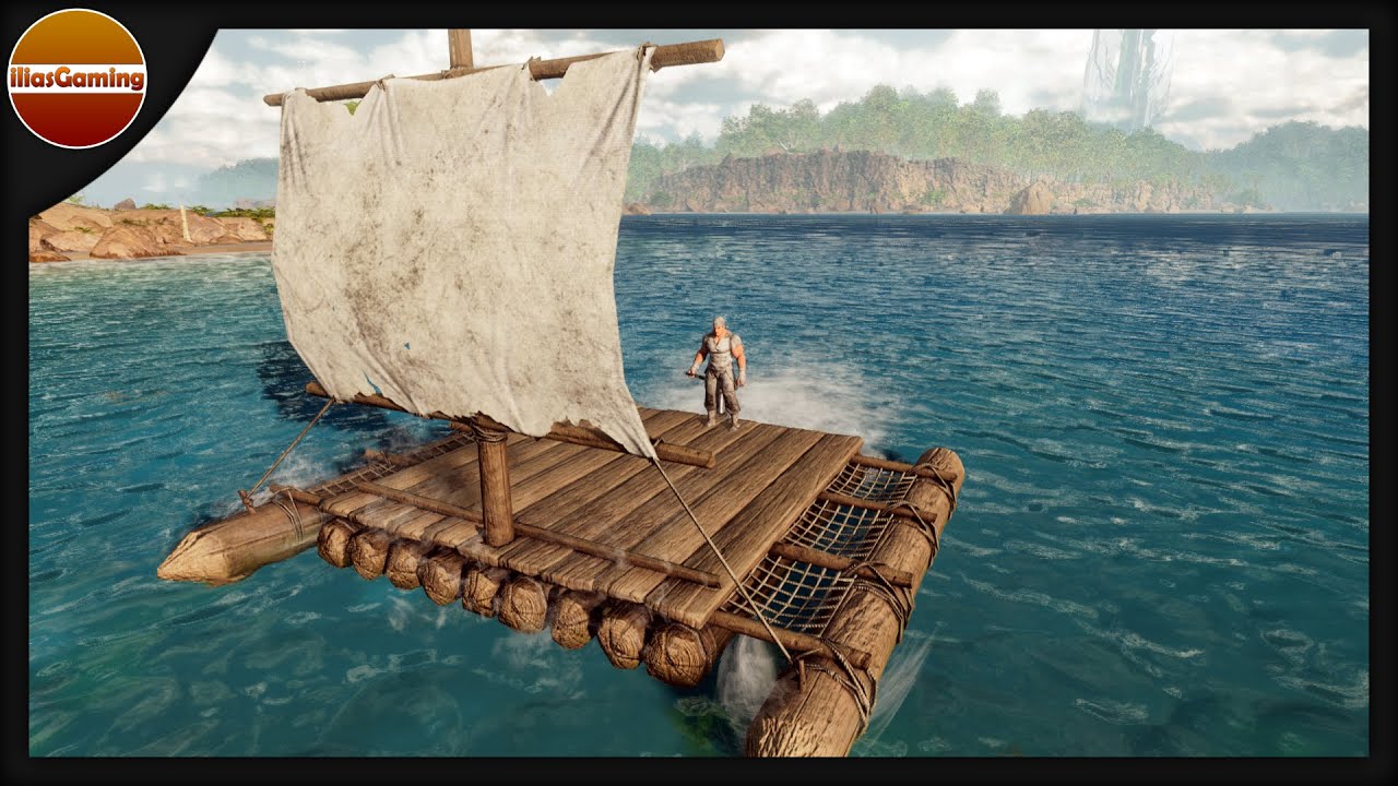Μαζεύουμε κρύσταλλα και κάνουμε βόλτα με Raft. ARK: Survival Ascended ...