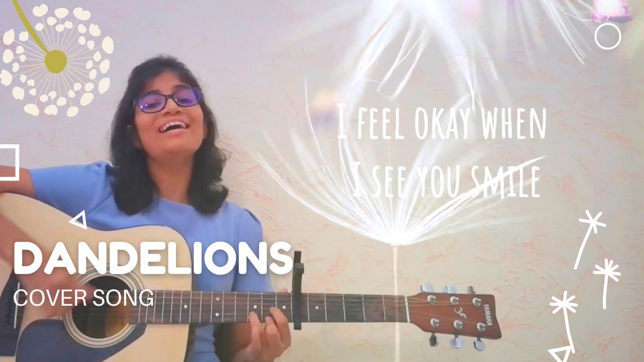 dandelions full guitar cover song | I'm in a field of dandelions | Ruth ...