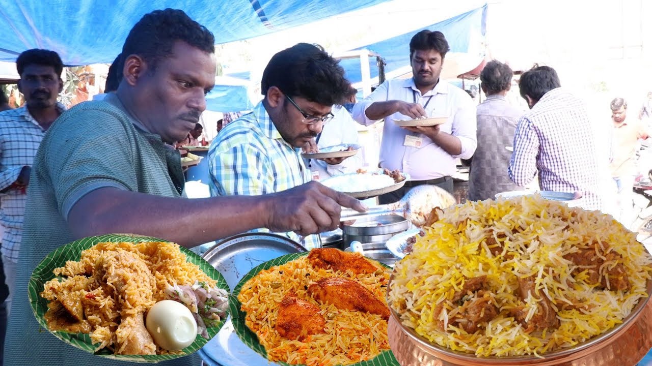 Unlimited Hyderabadi Dum Biryani | Biryani Making | Best Street Food ...