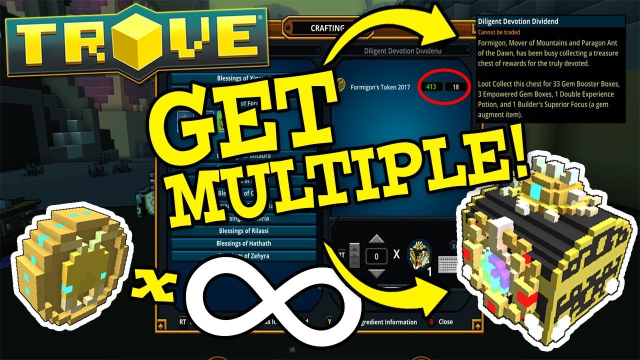 Trove: HOW TO GET MULTIPLE SEPTEMBER REWARDS!! (Unlimited Tokens) - YouTube