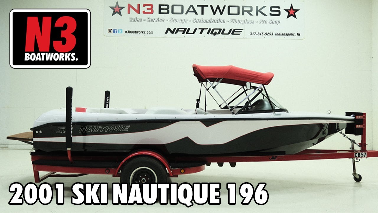 2001 Ski Nautique 196 Closed Bow - Walk Through || N3 Boatworks - YouTube