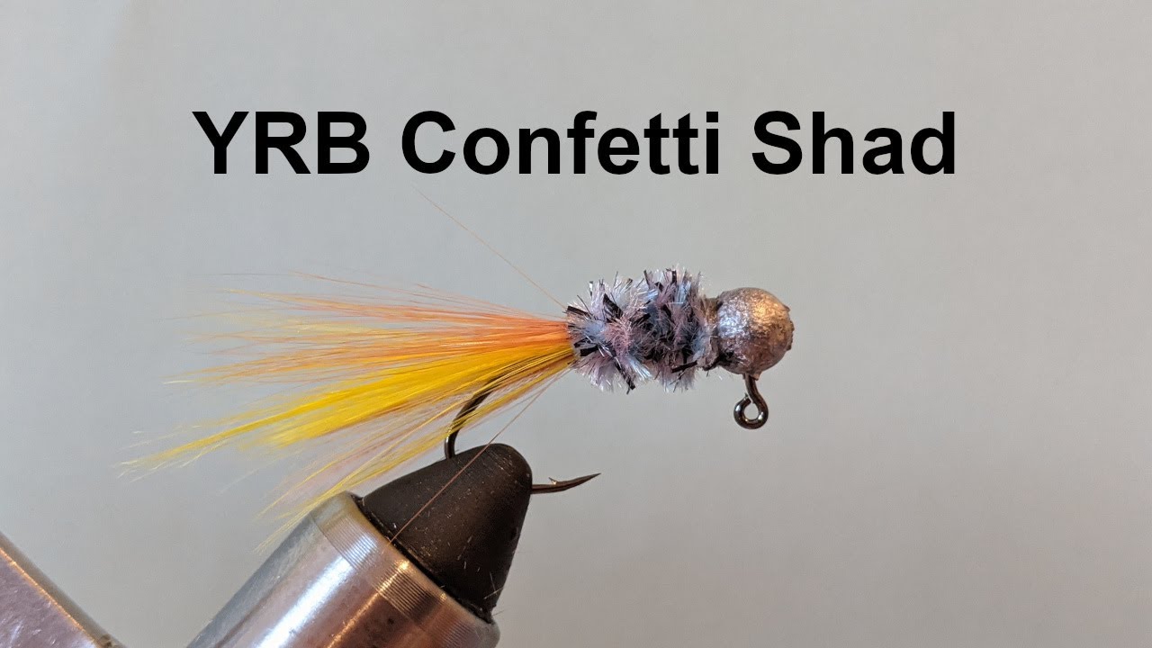 Hand Tied Jig - YRB Confetti Chad - YouTube