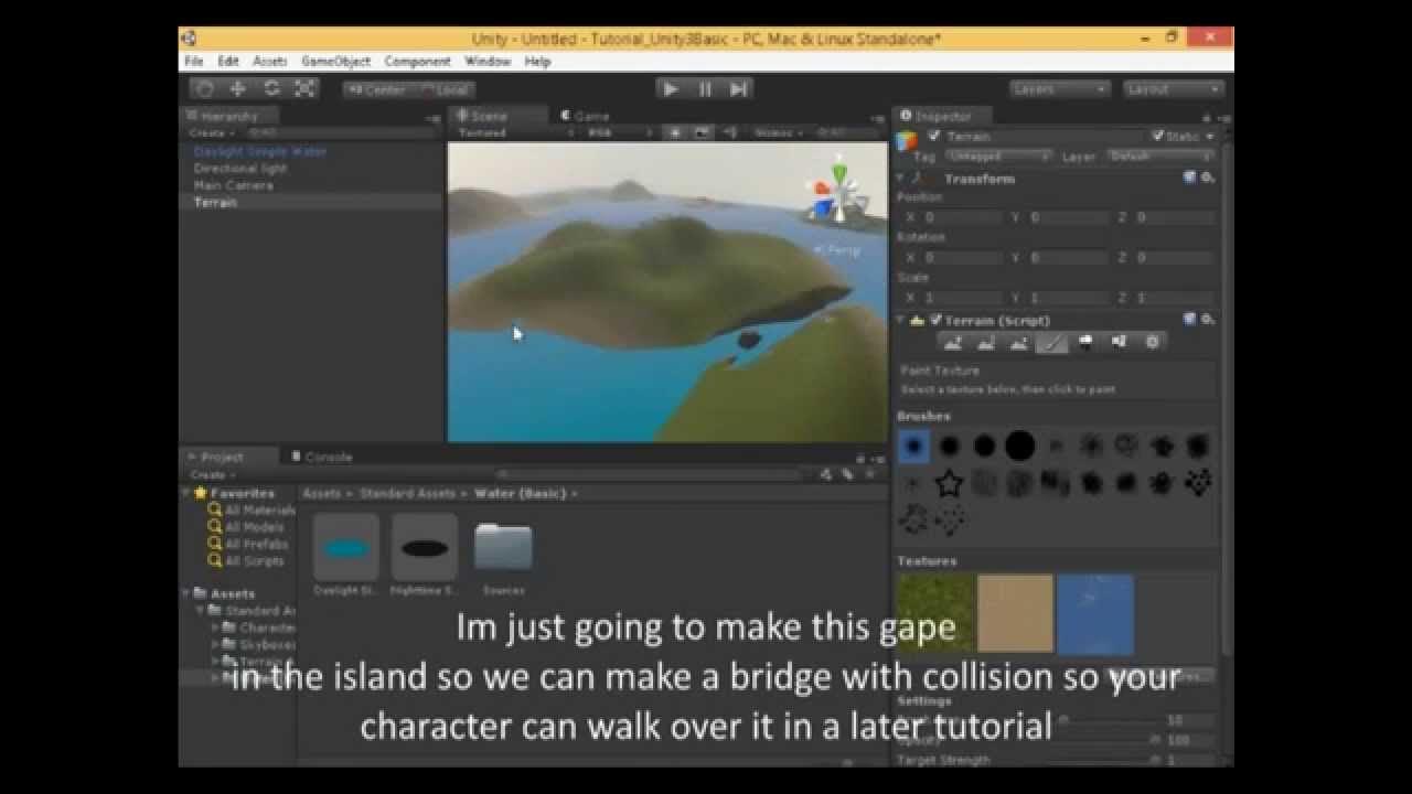 Unity3D Tutorial Part1 Basic Island - YouTube