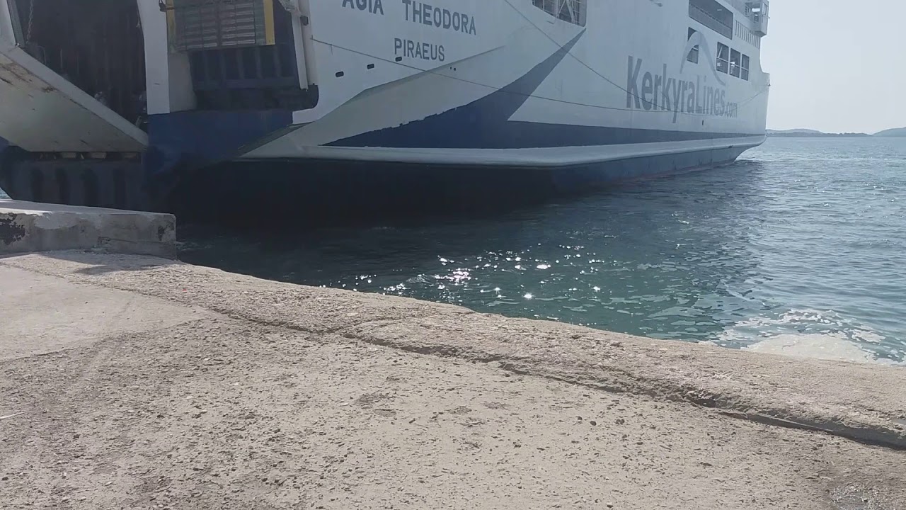 ΕΓ/ΟΓ ΑΓΙΑ ΘΕΟΔΩΡΑ ΑΝΑΧΩΡΗΣΗ ΑΠΟ ΤΟ ΛΙΜΑΝΙ ΤΗΣ ΗΓΟΥΜΕΝΙΤΣΑΣ - YouTube