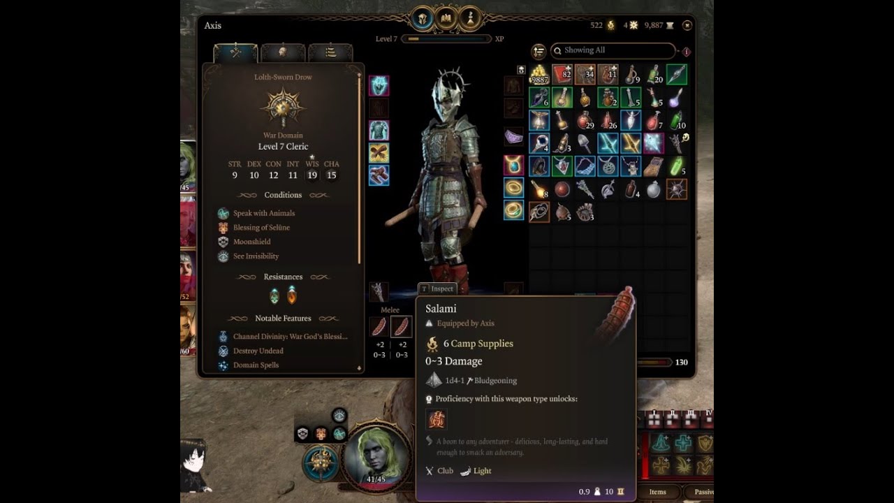Baldur's Gate 3 ( - Salami as weapons - Best weapon?? :D - ) - YouTube