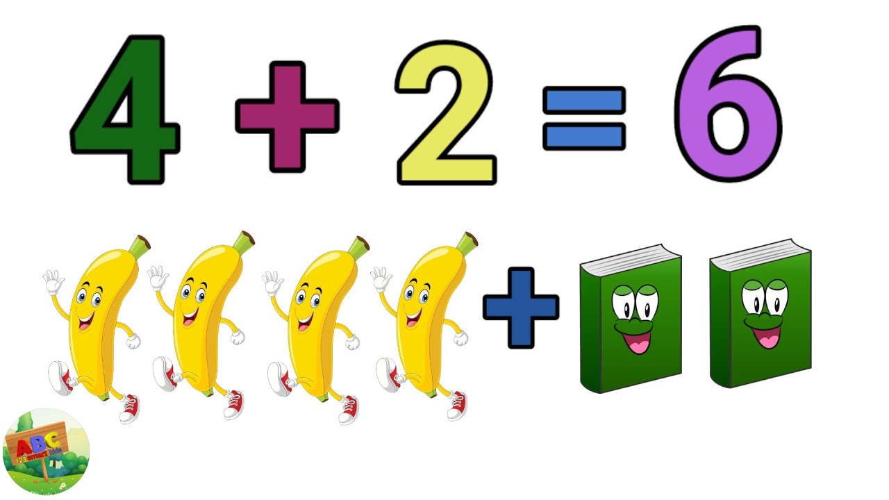 Addition , Easiest way for kids (Addition by Counting on) Math for kids, Children Learning - YouTube