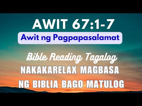 Ang Salita ng Diyos | Bible Reading Audio Tagalog with Text | Awit ...