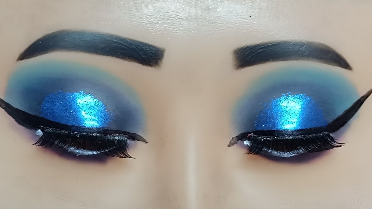 party eye makeup tutorial step by step for beginners - YouTube