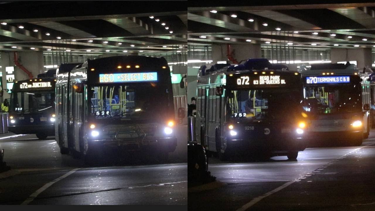 NYCT and MTA Bus: "LaGuardia Link" Q70 SBS / Q72 / M60 SBS Bus Action ...