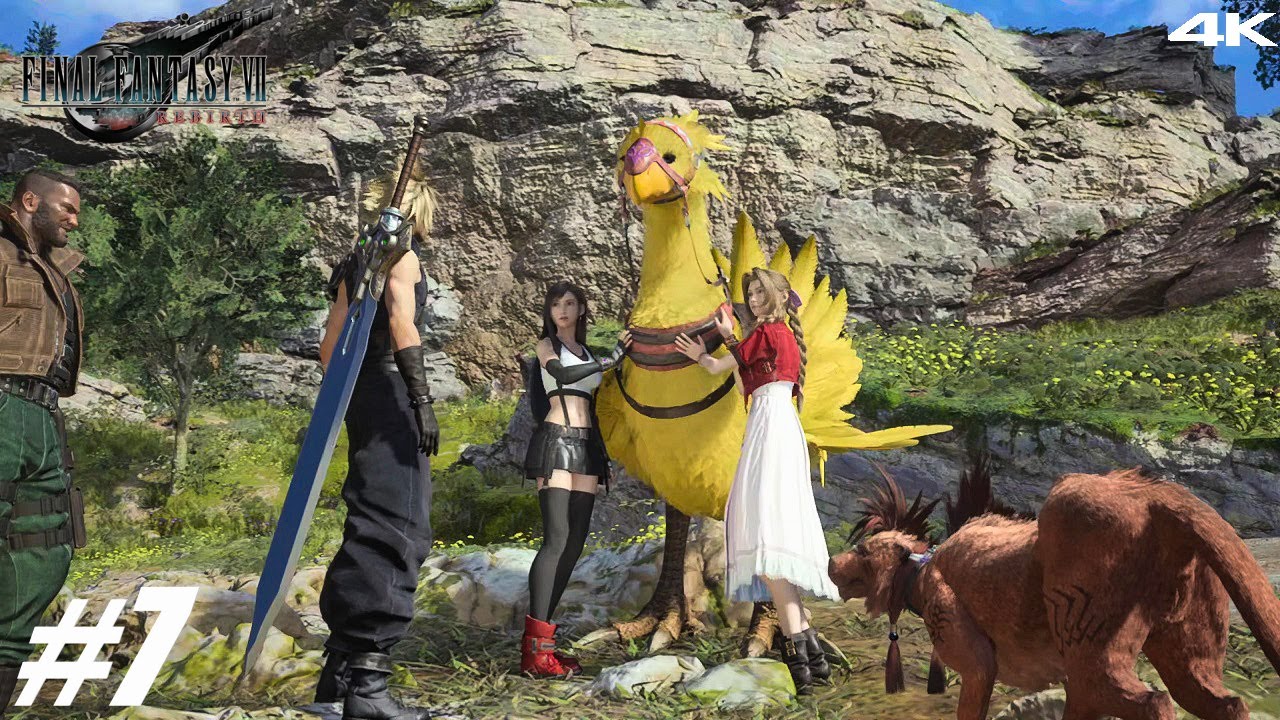 Final Fantasy 7 Rebirth Walkthrough Part 7 "The Chocobo Farm" - YouTube