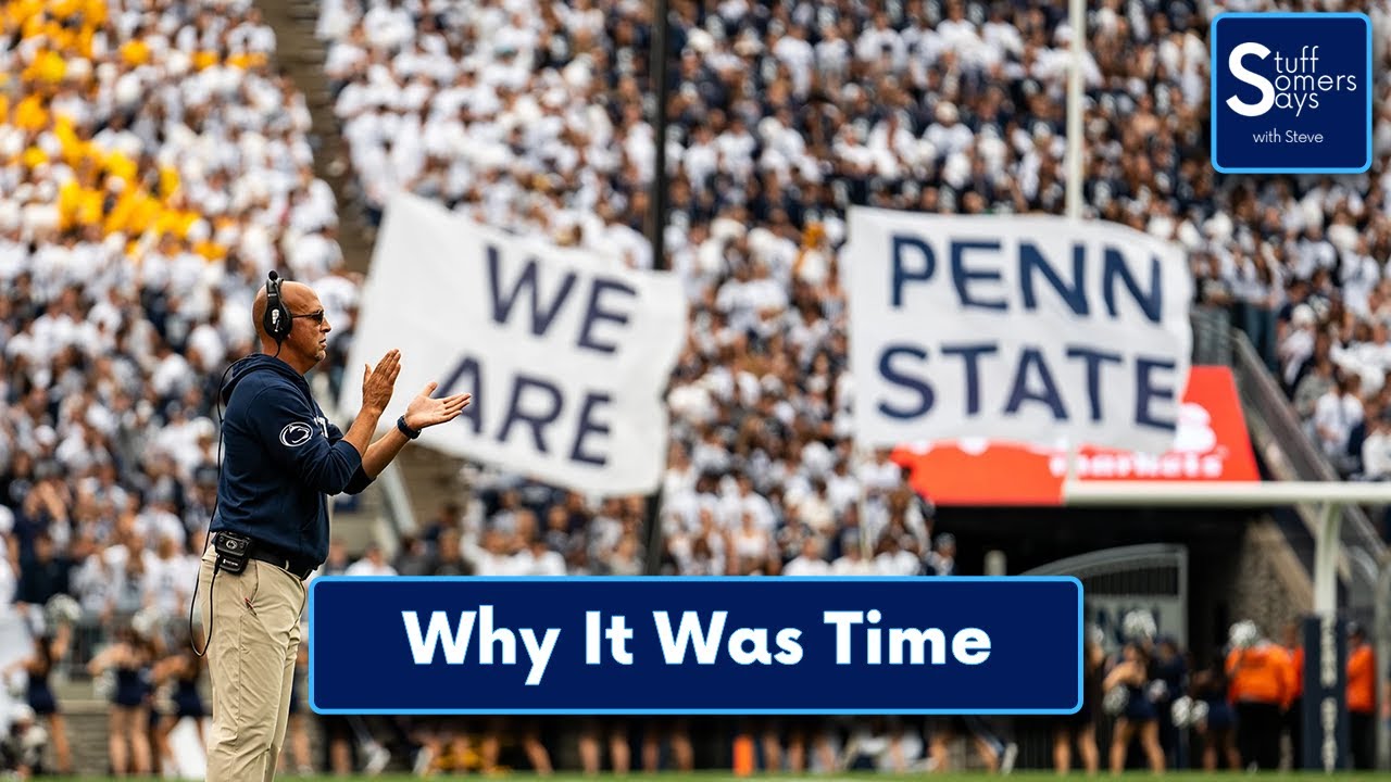 Why Now Was The Time For Penn State To Fire James Franklin - YouTube