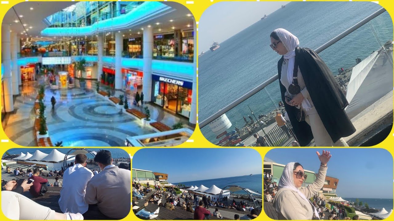 جولة في Aqua Florya Mall In istanbul Turkey🇹🇷مع إطلالة رائعة😍 - YouTube