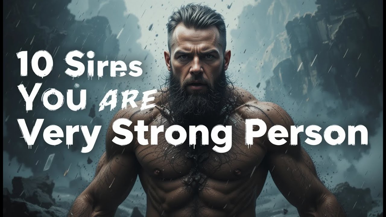 10 signs you are a very strong person | STOIC PHILOSOPHY - YouTube