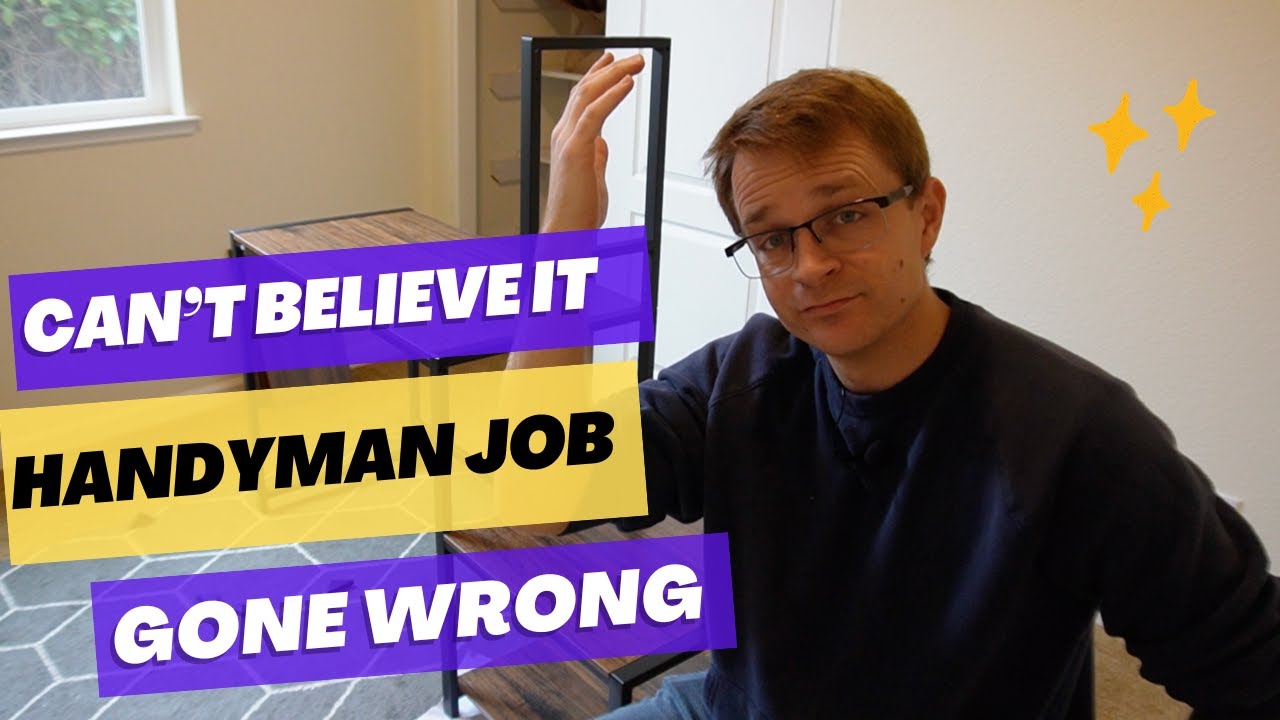 Easy Handyman Job Went Wrong - YouTube