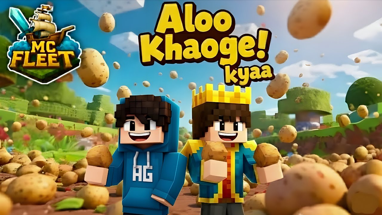 🛑 Playing in MC Fleet Server Minecraft Aloo Khaoge 🥔🥔 | Aneeq Gamer's ...
