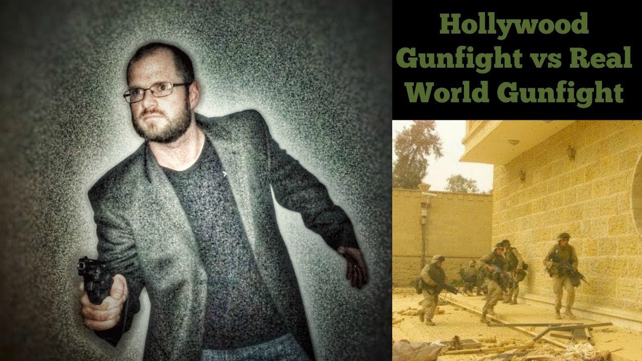 Real Gunfight vs Hollywood Gunfight - YouTube