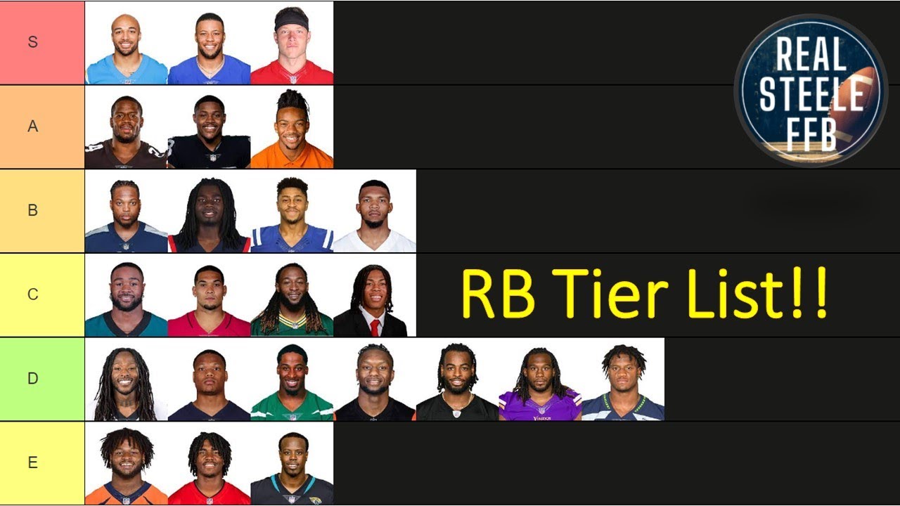 Top 24 RB Rankings and Tier List!! Fantasy Football 2023 - YouTube