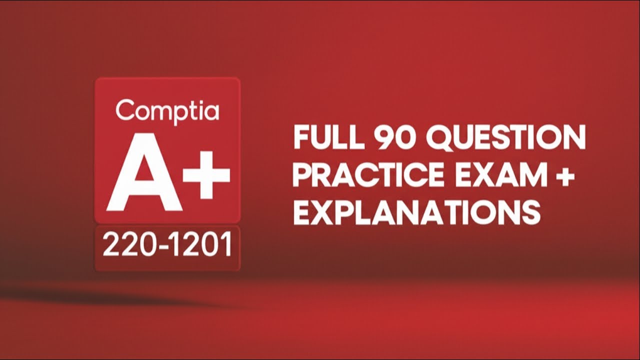 Comptia A+ Practice Exam Test | Comptia A+ 220-1201 Practice Exam ...