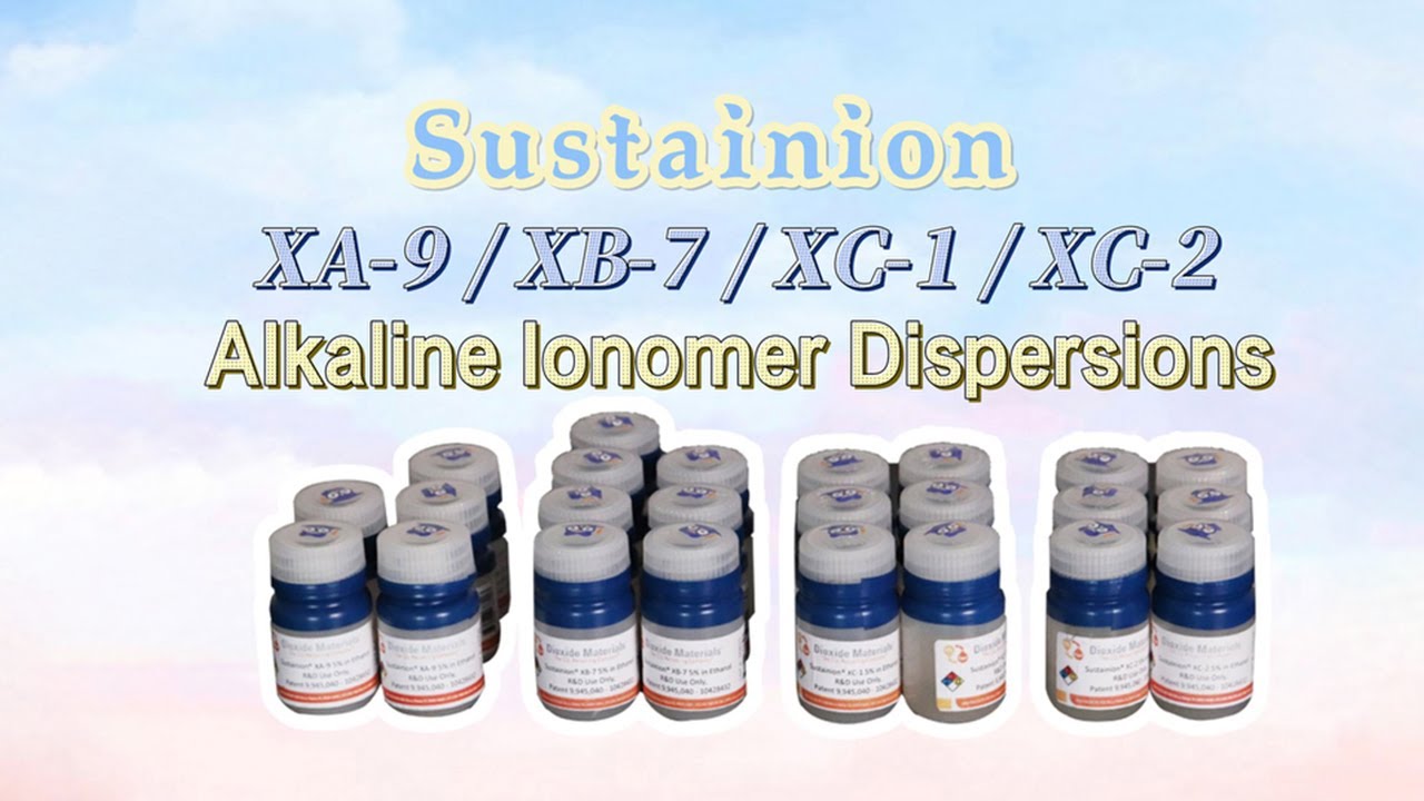 Sustainion XA-9 / XB-7 / XC-1 / XC-2 Alkaline Ionomer Dispersions - YouTube