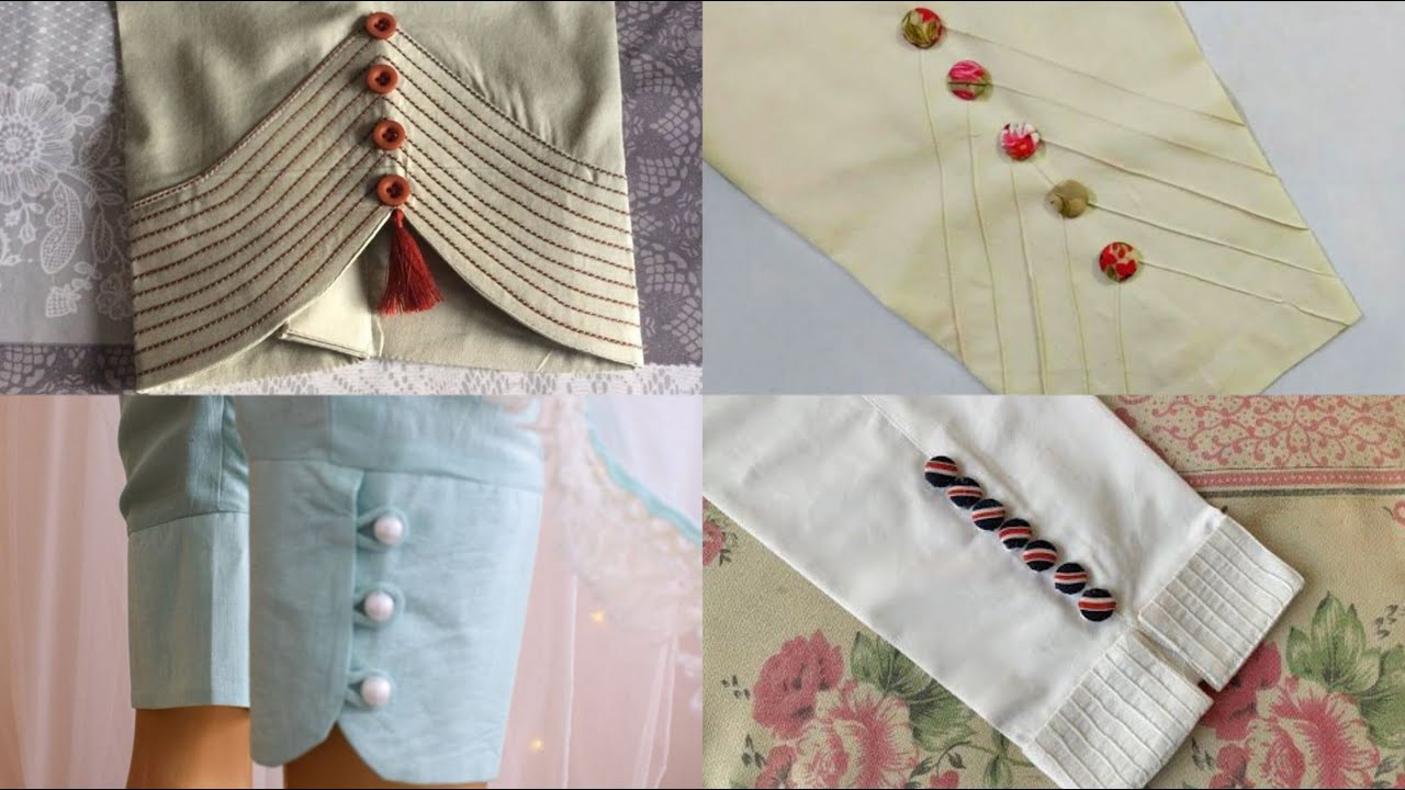 Trouser kay designs buttons kay sath/Simple Capri designs with pintex ...