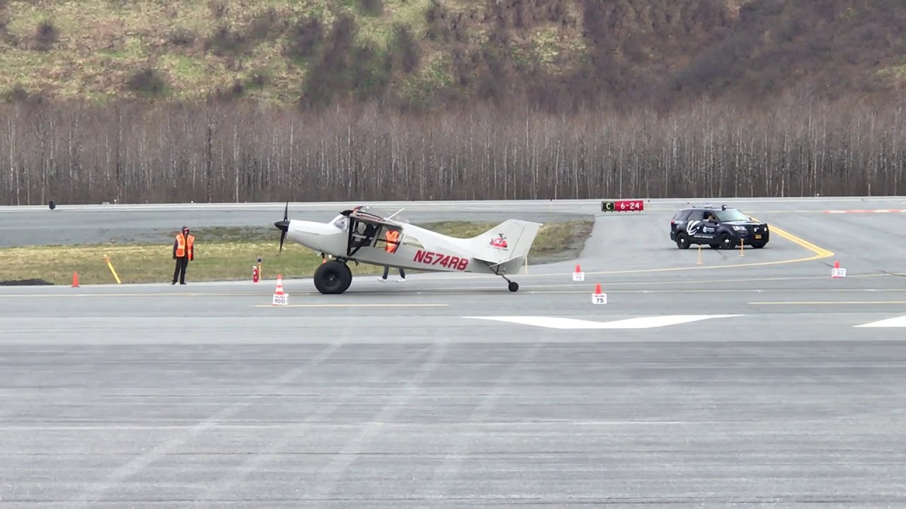 98 foot landing in a Maule M7 at Valdez STOL competition - YouTube
