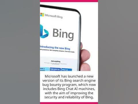 Microsoft launched Bing bug bounty #microsoft #bing #bingsearch # ...