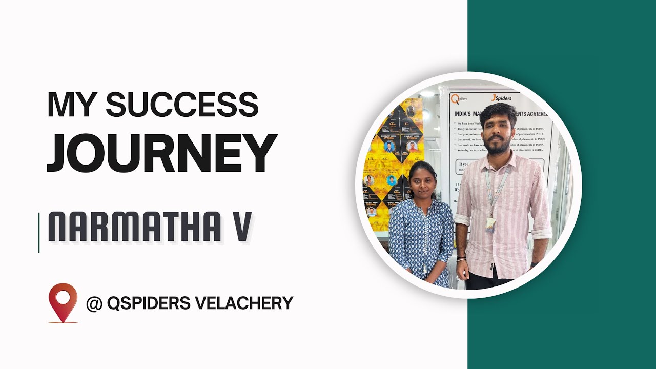 Congratulations, Ms. Narmatha V, for getting placed as a Trainee - YouTube
