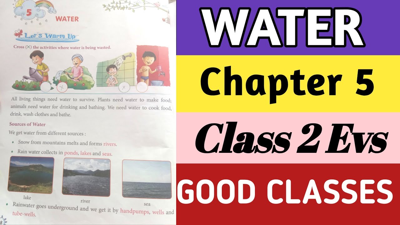 Water || chapter 5 || class 2 || Evs || #goodclasses - YouTube
